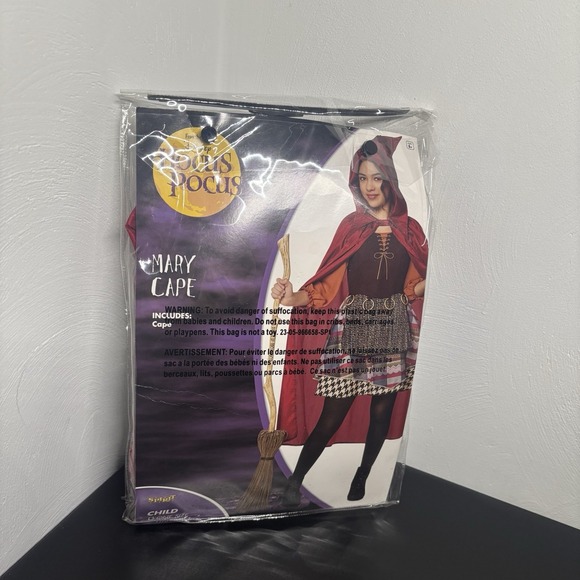 Costumes | Hocus Pocus Kids Mary Sanderson Costume With Cape Brand New ...